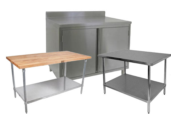 Worktables/Equipment Stands - East Bay Restaurant Supply, Inc.