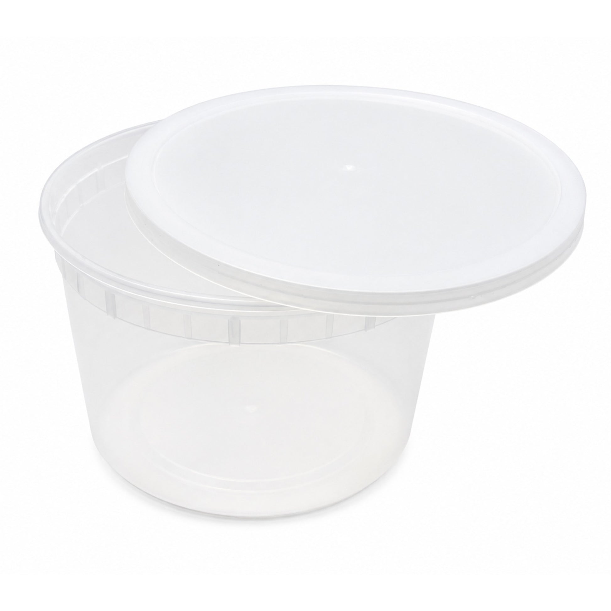 Food Packer Plastic Deli Container with Lid 64 oz - CS120 - FP64L - OU ...